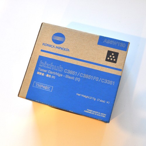 Konica Minolta TNP49 K/C/M/Y Toner Cartridges BIZHUB C3351, C3851FS ...