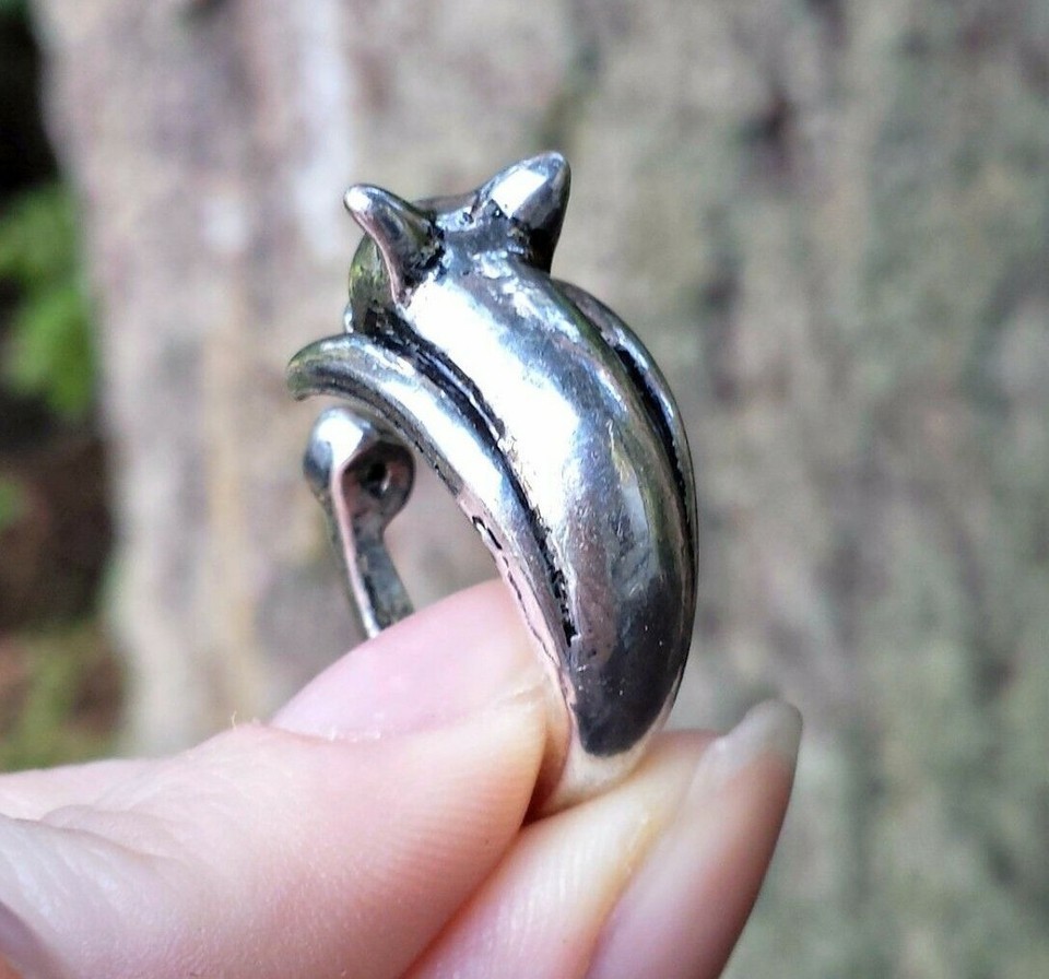 Pig Ring - Adjustable Wrap Ring - Silver Piglet Hog Animal Lover Farmer ...