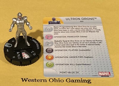 Heroclix Ultron Drone #015 USED Marvel Age Of Ultron Single Figure | eBay