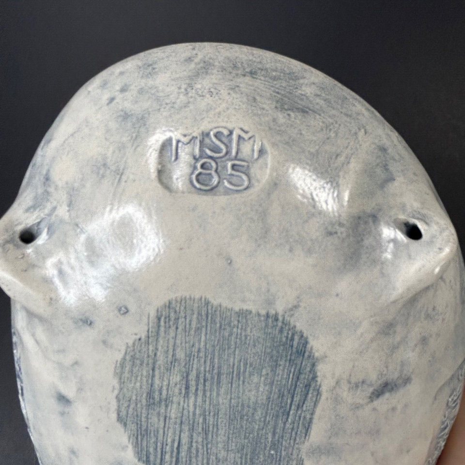 Salt Marsh Pottery Wild Oats Decorative Hanging Bowl Signed MSM 85 | eBay