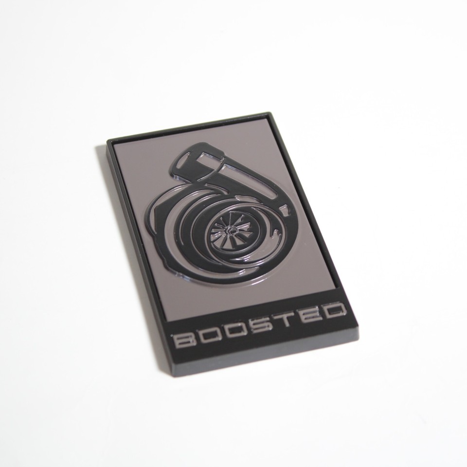 2015-2024 Mustang Boosted Badge - GT350 EcoBoost Emblem | eBay