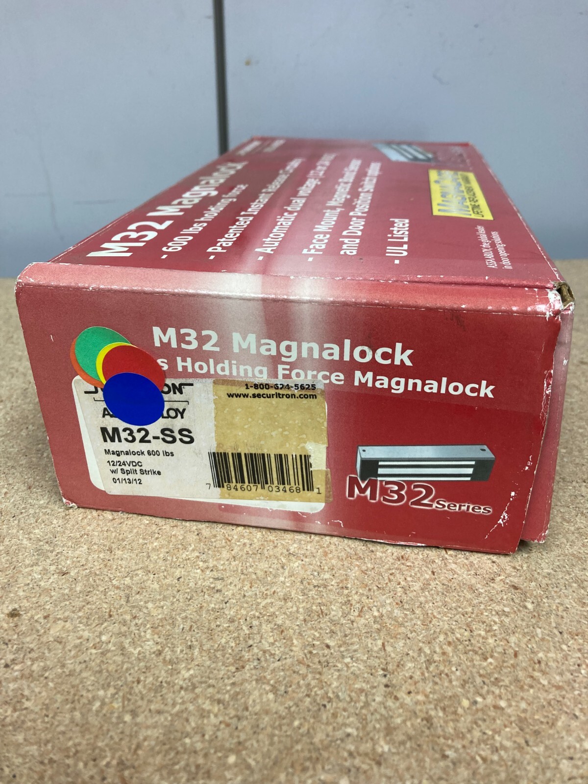 Securitron M32 M32-ss Magnalock 12 24 VDC 600lb Mag Lock Access Control ...
