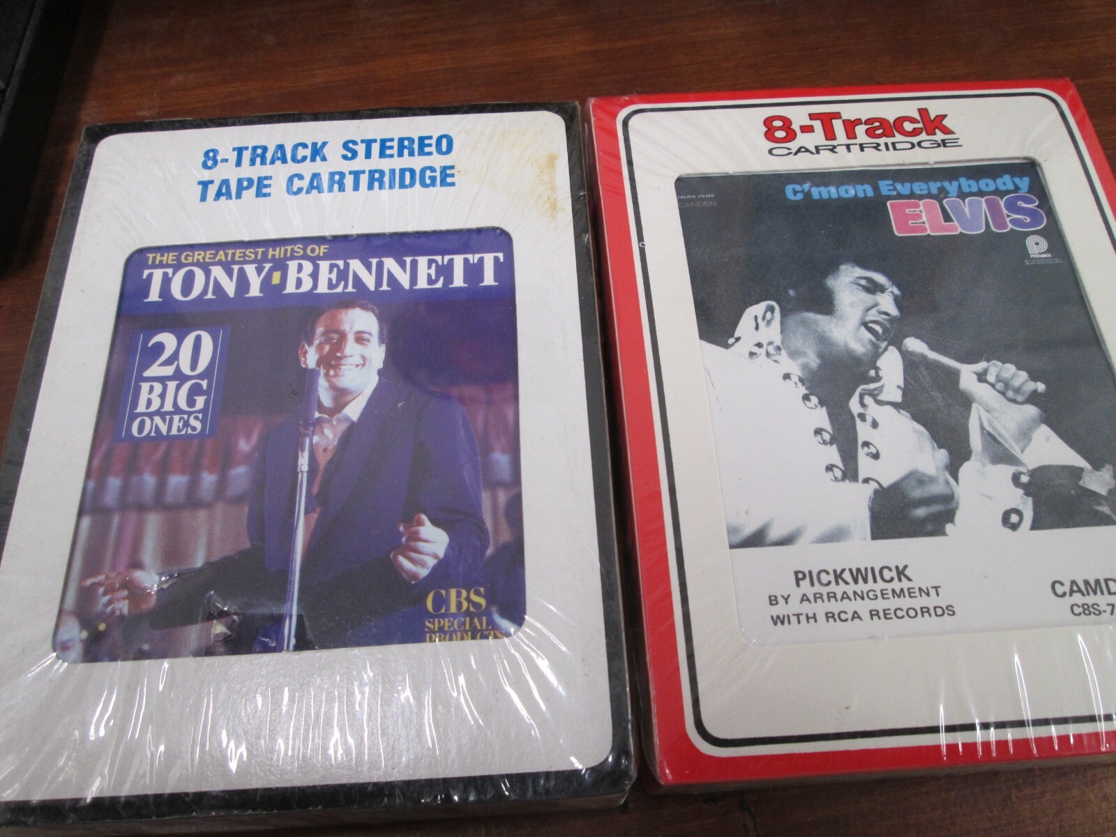 2 Still Sealed 8-Track Tapes Elvis Presley "C'mon Everybody" & Tony ...