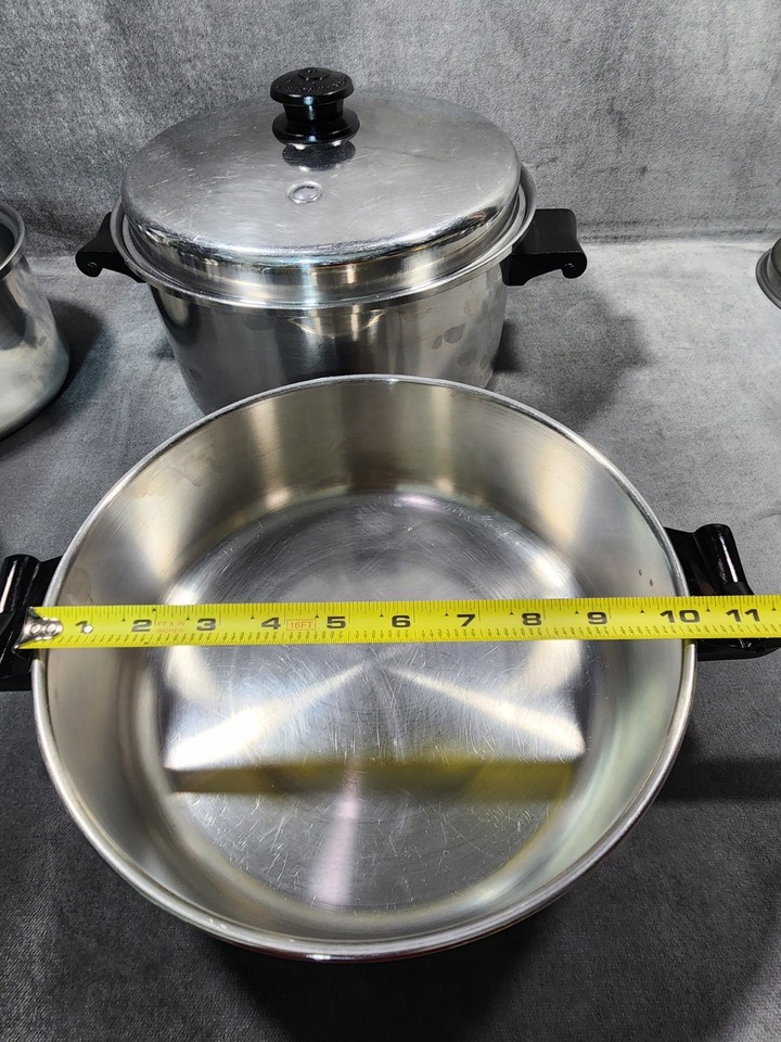 Vintage SALADMASTER Stainless Steel Cookware Set/12 pieces/USA/Vapo ...