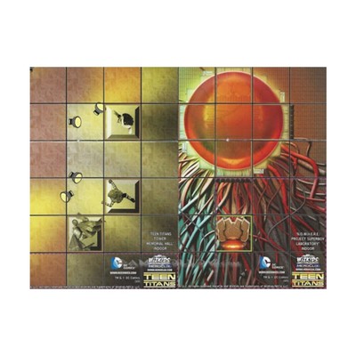 WizKids HeroClix Map Teen Titans Tower - Memorial Hall Indoor/N.O.W.H.E ...