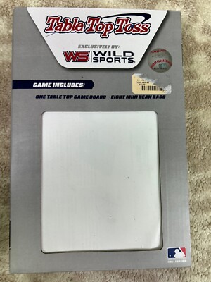 🏟Wild Sports Major League Baseball Table Top Toss Mini Corn Hole Bean ...