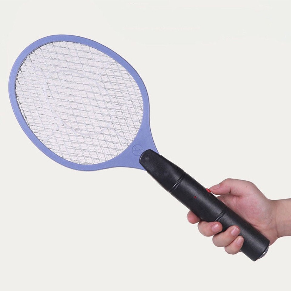 Electric Handheld Mosquito Fly Swatter Zapper Killer Bug Pest Insect ...