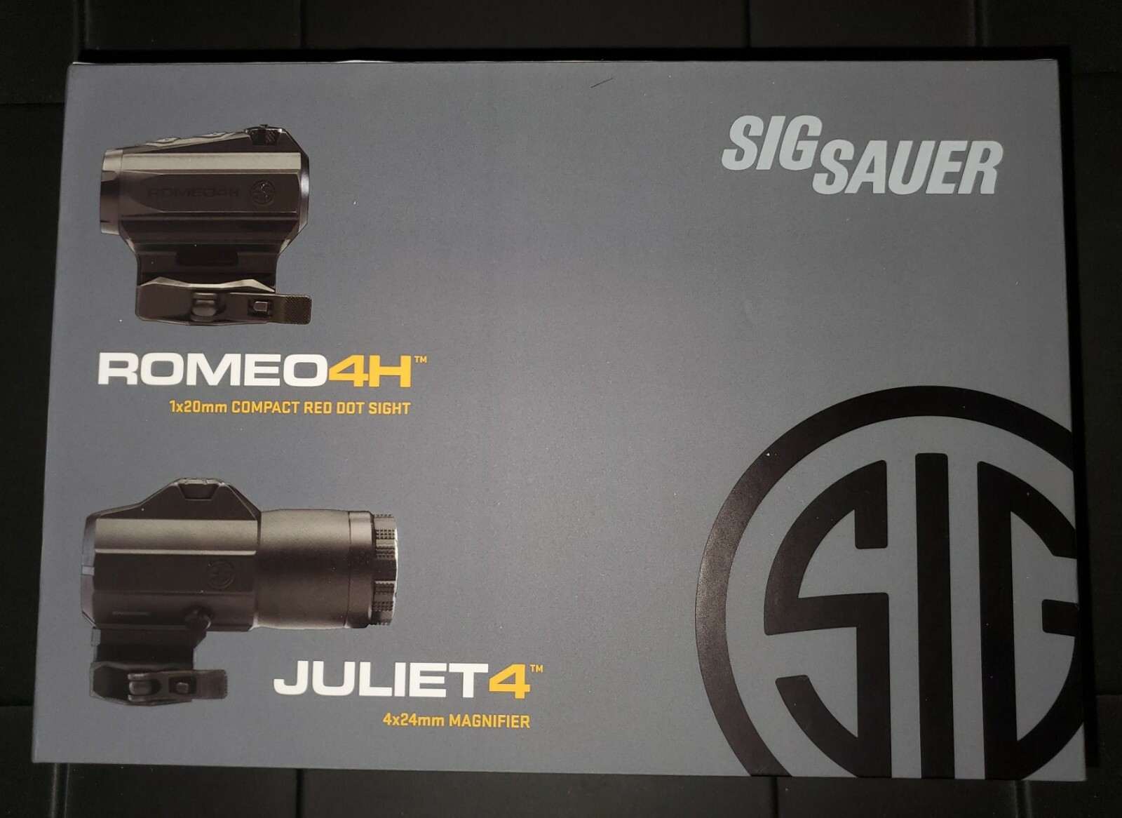 SIG SAUER Romeo 4H Red Dot Sight 2 MOA W/ Juliet 4 3x Magnifier | eBay