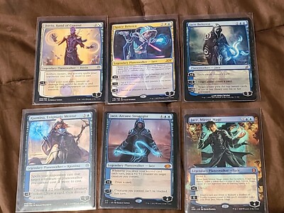 MTG Planeswalker x6 Jace Arcane Strategist/Space Beleren/Jace Mirror ...