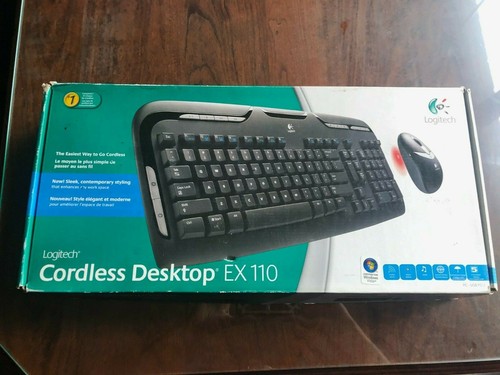 Logitech Cordless Desktop EX 110 (missing mouse but keyboard is unused ...