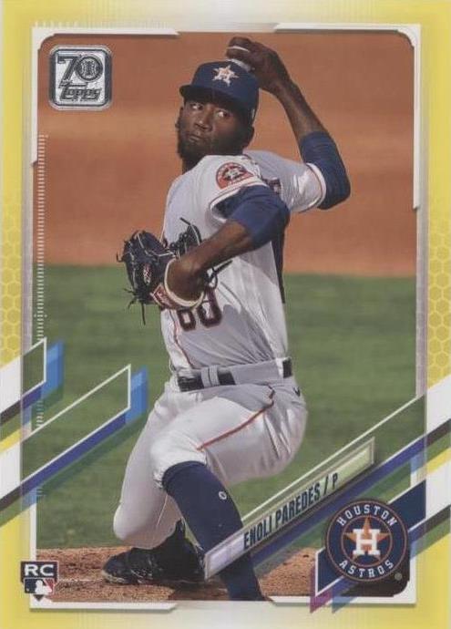 2021 Topps - Enoli Paredes #569 Yellow (RC) for sale online | eBay