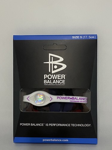Power Balance Band - White with Purple words - Size Small | eBay Australia