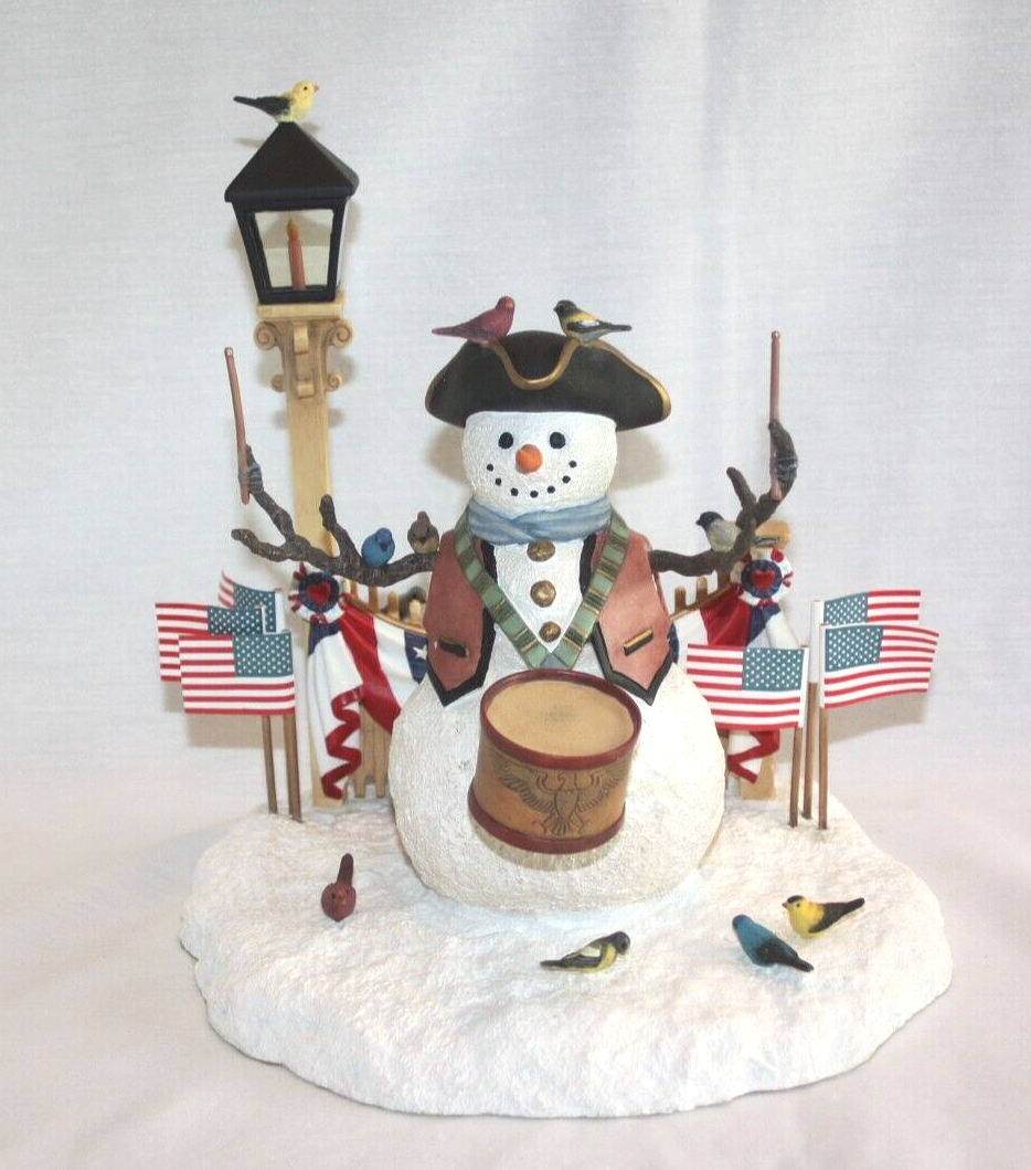 Lenox Lynn Bywaters Snowman Collections - Drum & Birdie Corps | eBay