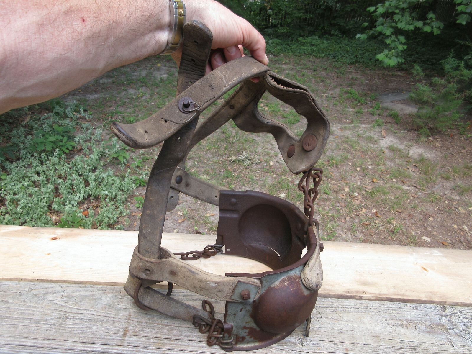 Vintage Bull Blinders Ox Blinders Western Rodeo Decor Metal & Leather ...