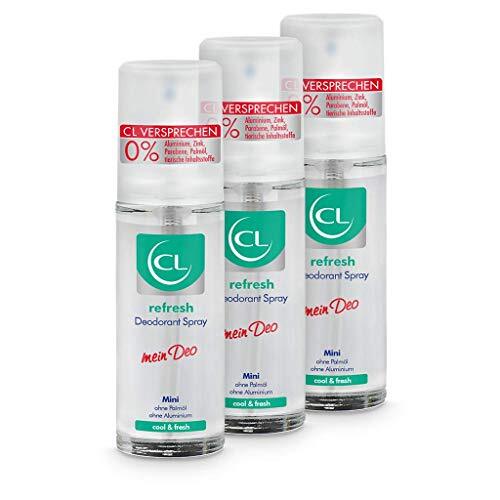 CL refresh Déodorant spray rafraîchissant - 3x 20 ml de deodorant spray ...