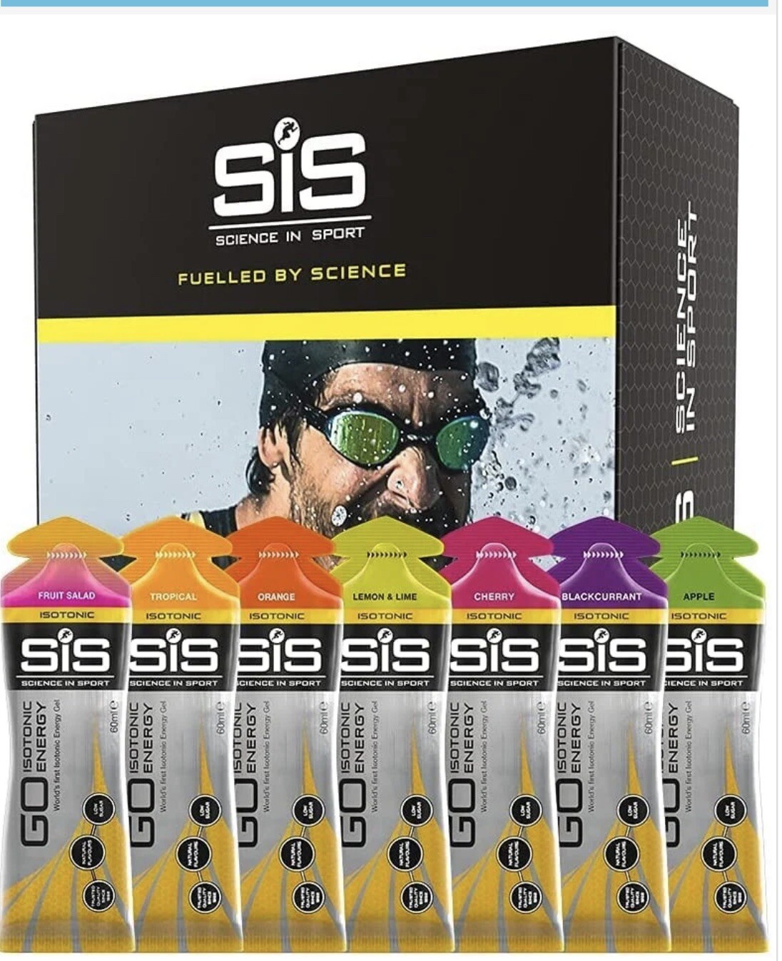 SIS+Go+Isotonic+Energy+Gels%2C+Mixed+Flavours%2C+60ml+-+Pack+of+35 for ...