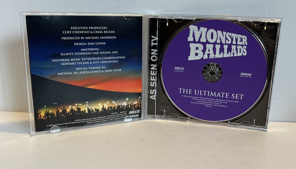 Monster Ballads: The Ultimate Set by Various Artists (CD, 2009) Razor ...