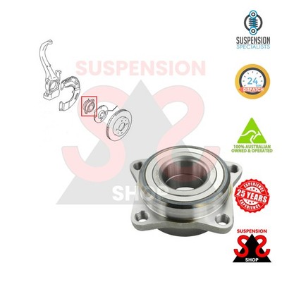 Front Axle Wheel Hub Suit MITSUBISHI Legnum 2.5 V6 24V (EC5W) MR334386 ...