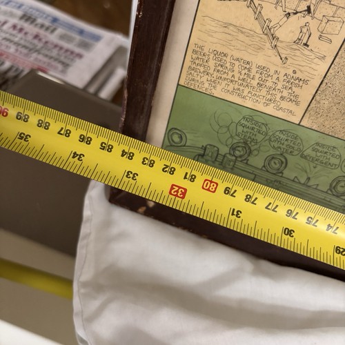 ORIGINAL Vintage Adnams Brewery Poster Tim Hunkin In Frame Rare Brewing ...