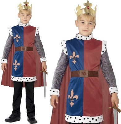 Childrens Boys King Arthur Fancy Dress Costume Book Day Outfit by ...