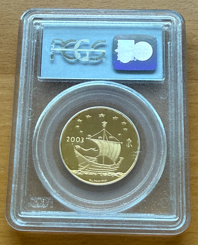 Italy 2003 Gold 50 Euro PCGS PR68DCAM Klimt | eBay