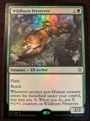 MTG Magic 1x x1 - Wildborn Preserver FOIL Promo: ToEldraine Ed NM-Mint ...