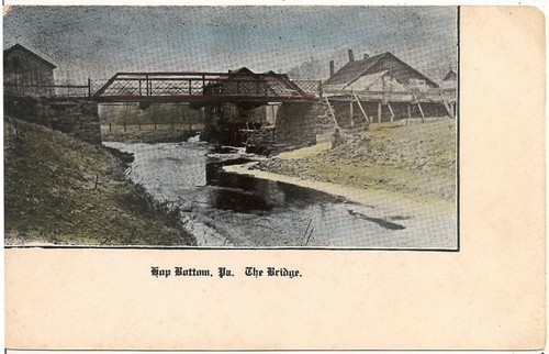 The Bridge in Hop Bottom PA Postcard | eBay
