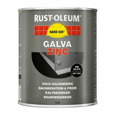 Rustoleum 1kg Hard Hat Galva Zinc Rick Cold Galvanising Paint ...
