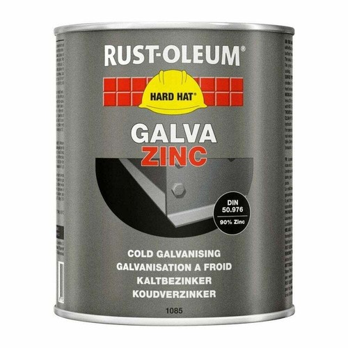 Rustoleum 1kg Hard Hat Galva Zinc Rick Cold Galvanising Paint ...