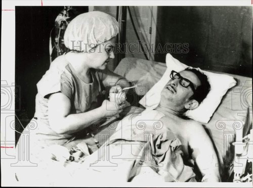 1969 Press Photo Shirley & Haskell Karp after Received Artificial Heart ...