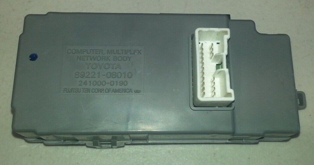 2000-03 Sienna Multiplex Network Body Control Module Relay BCM 89221 ...