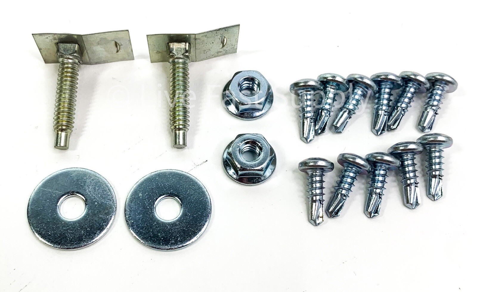 Rear Valance Mounting Hardware Kit Screws Nuts Washers 1967-1968 Ford ...