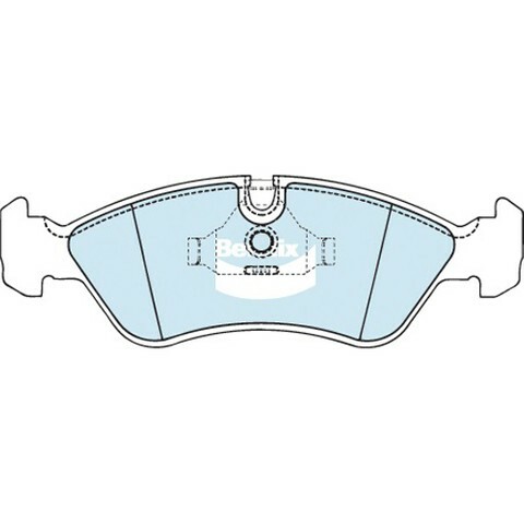 Fits Opel Omega 2.0i 2.4i 1992-1994 Front Disc Brake Pads BENDIX DB1228-GCT | eBay