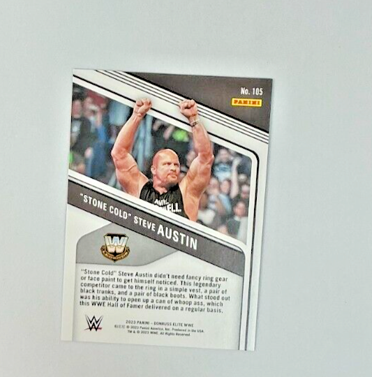 2023 Panini Donruss Elite WWE Wrestling STONE COLD STEVEN AUSTIN Purple 50/99 | eBay