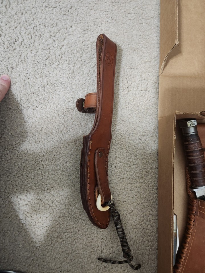 Puma Jagd-Nicker German Fixed Blade Knife with Leather Sheath | eBay