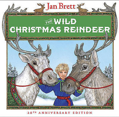 The Wild Christmas Reindeer by Jan Brett (Hardback, 2003) for sale ...