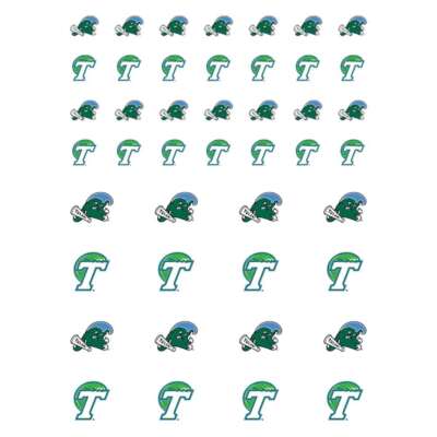 Tulane Green Wave Small Sticker Sheet - 2 Sheets | eBay