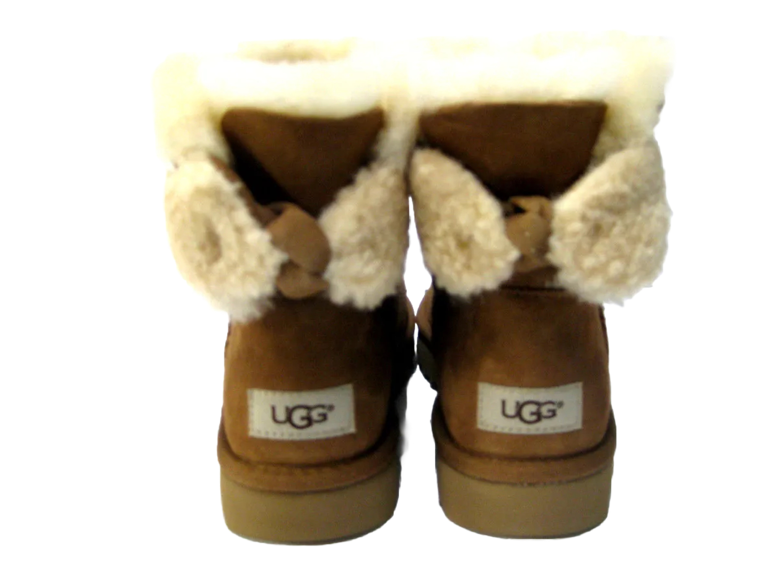 UGG ARIELLE BOW WOMEN ANKLE BOOTS SUEDE CHESTNUT US 10 /UK 8.5 /EU 41 ...