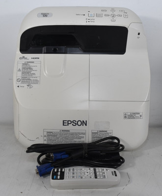 Epson PowerLite 570 XGA 3LCD HDMI Projector 2759 Lamp Hours | eBay