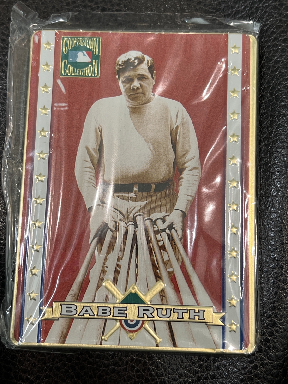 1994 Metallic Impressions Cooperstown Collection Babe Ruth Metal Card ...
