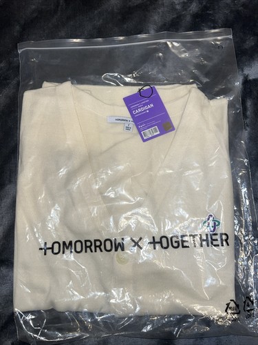 TXT TOMORROW X TOGETHER Official Cardigan IVORY one size | eBay