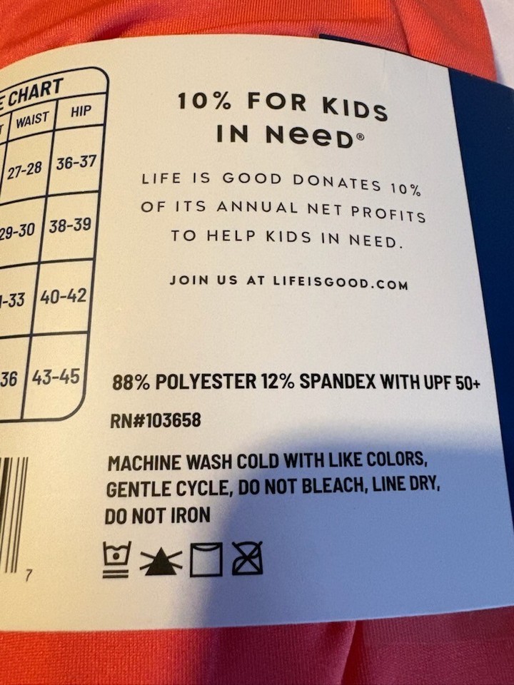 Life Is Good Sun Shirt Womens (XL) Long Sleeve UPF 50+ Beach CORAL ...