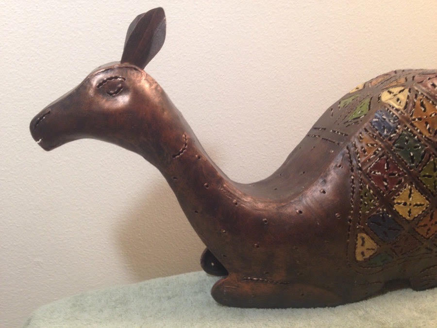 Large Metal Camel Decor Brown Water Desert Oasis Mirage Sand Humps | eBay