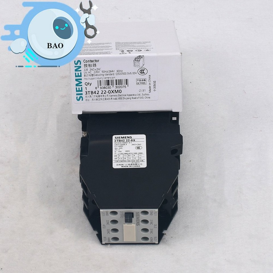 NEW Siemens 3TB42 22E AC Contactor 3TB42 22-0XM0 AC 220V | eBay