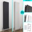 Vertical Radiator 1800 1600 Flat Panel Oval Column Central Heating Tall ...