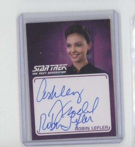 21 RITTENHOUSE ASHLEY JUDD ROBIN LEFLER AUTO AUTOGRAPH INSCRIPTION STAR ...