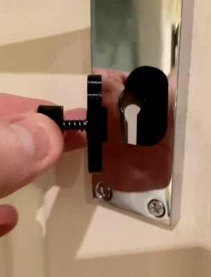 Black Traditional Keyhole Cover Draught Excluder (2 per Pack) | eBay