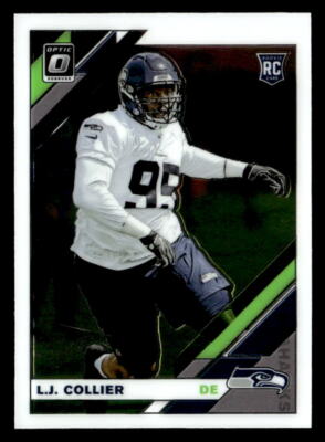 L.J. Collier 2019 Donruss Optic Rookie Card #113 Seattle Seahawks | eBay
