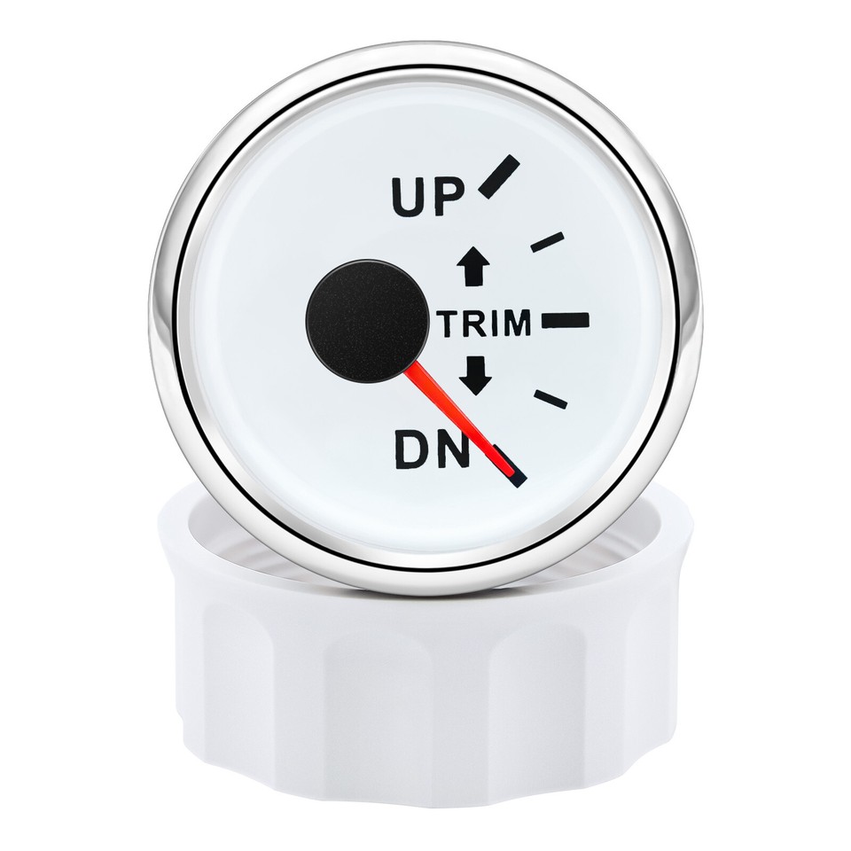 7 Gauge Set 85mm GPS Speedometer 80MPH Tacho 8000RPM | White | Chromed ...