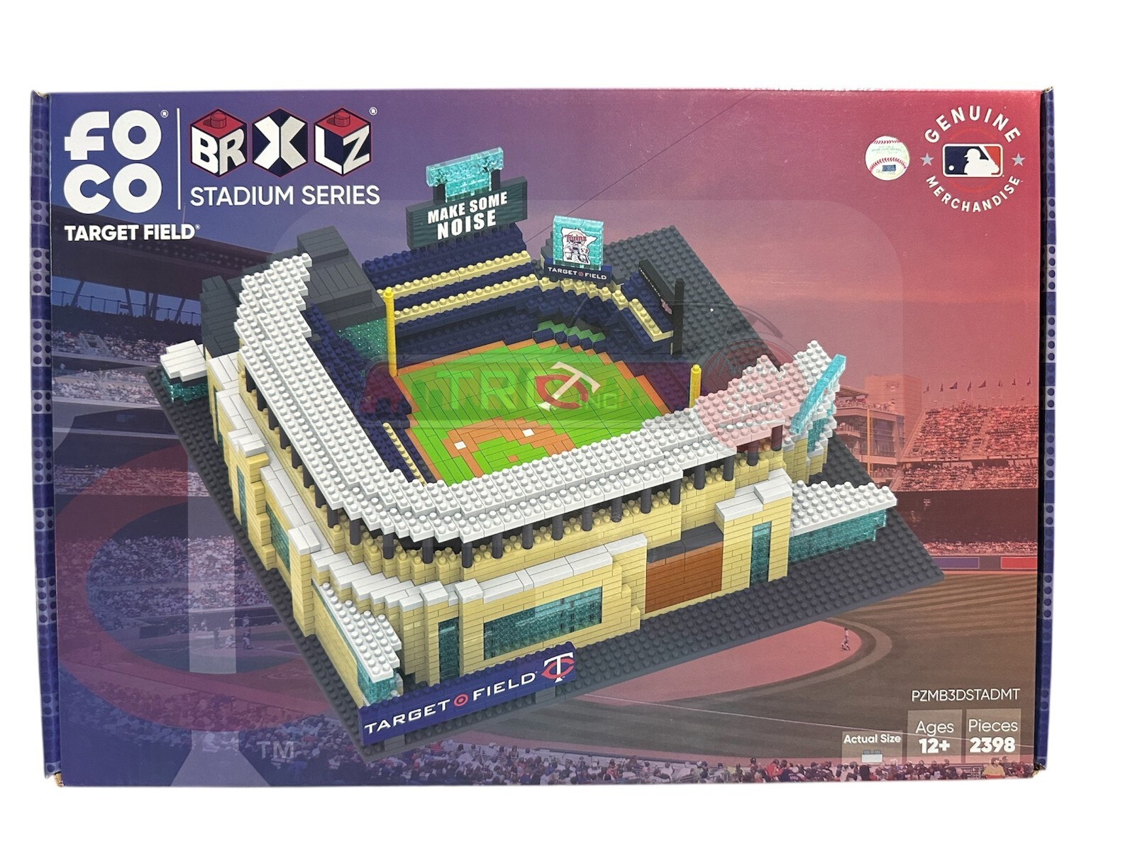 Minnesota Twins BRXLZ Target Field Stadium Series 3D Construction Block ...